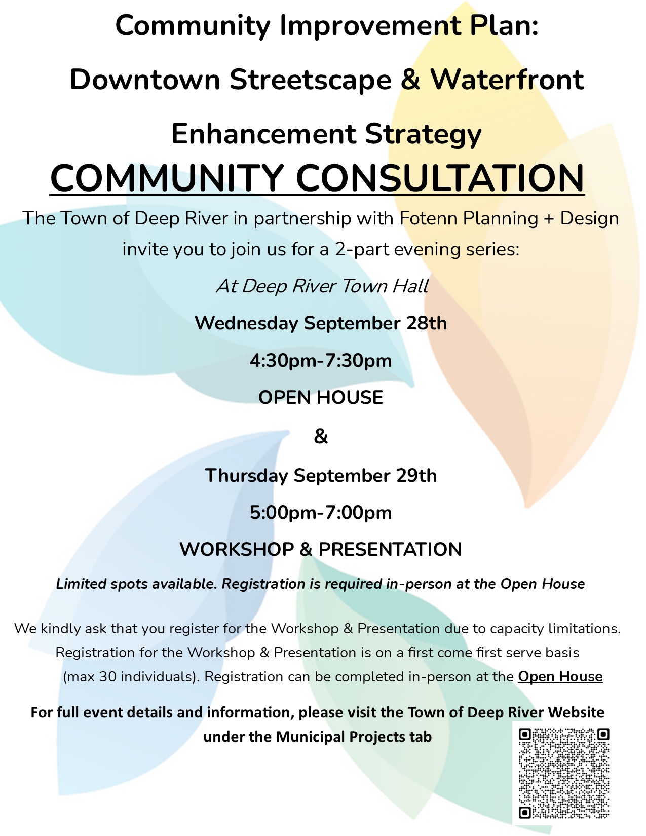 Community Consultation: Presentation & Workshop - The Town of Deep River