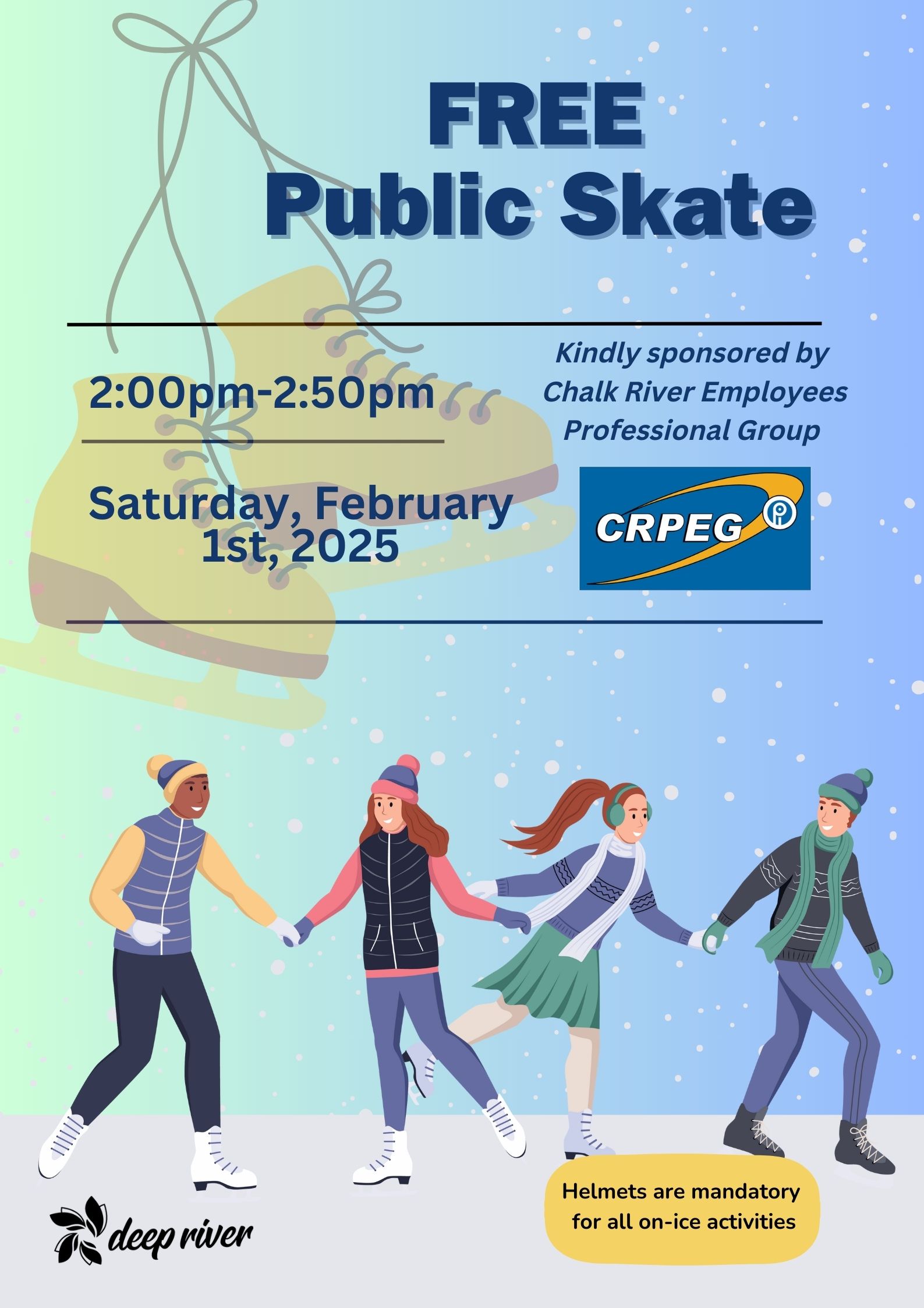 Free Public Skate- Sponsored By: Chalk River Employees Professional ...