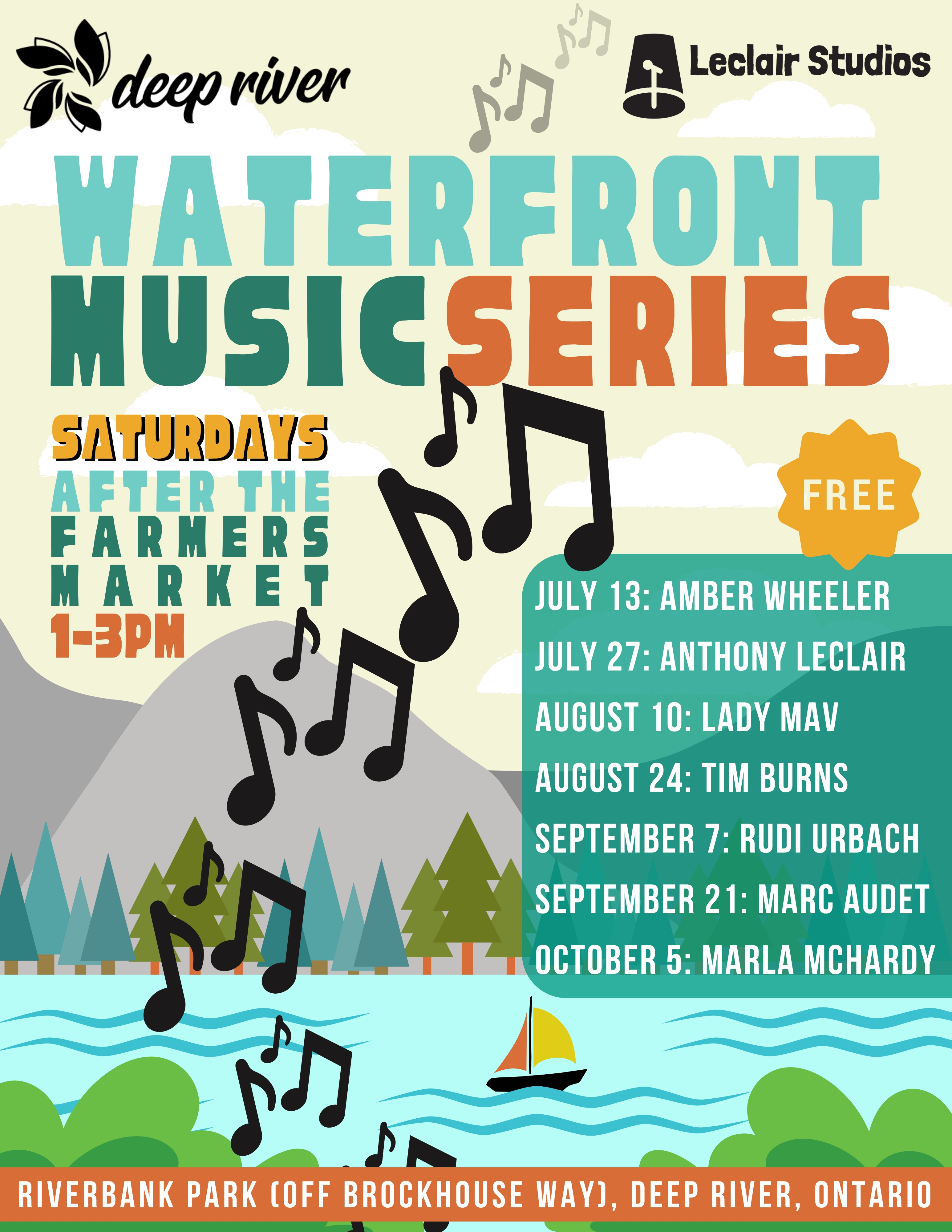Waterfront Music Series - Co-presented by Leclair Studios and The Town ...